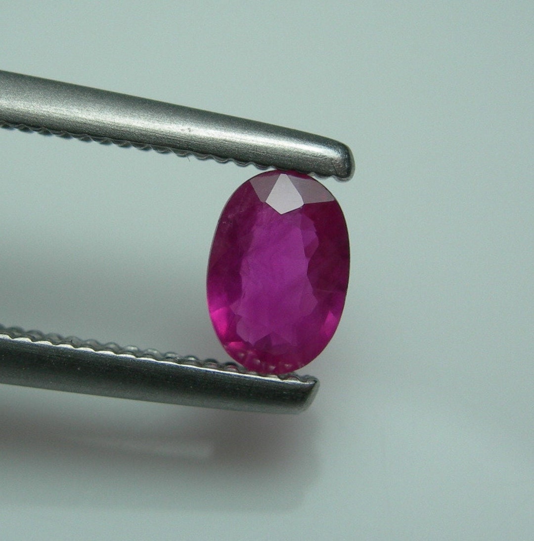 0.50ct Rare BURMESE RUBY Gem Mogok Burma Loose Ruby Fluorescent AIG ...