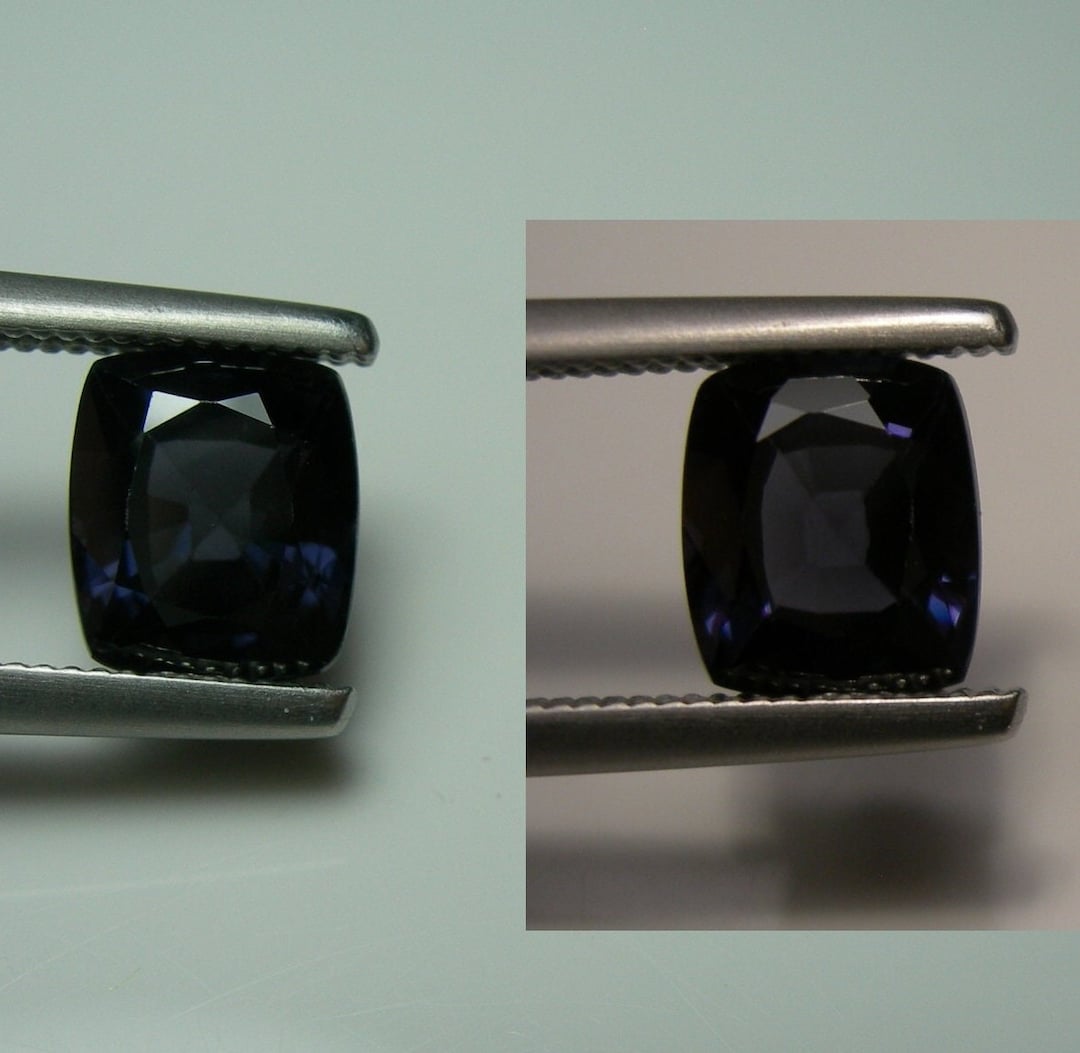 2.01ct Very Rare COLOR CHANGE Spinel Gemstone Blue to Purple Mogok ...