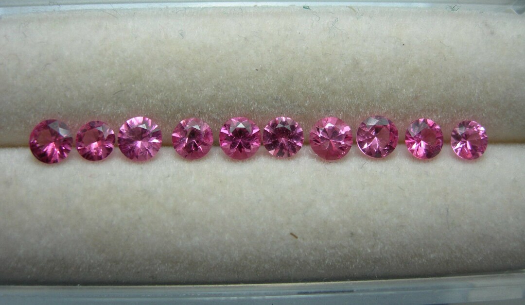 10 Rare PINK BURMESE Spinel Gemstones Mogok Burma Natural Untreated ...