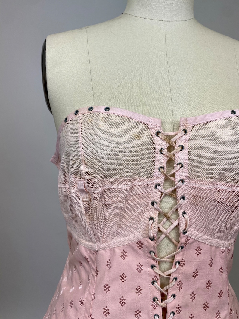 Rare Vintage Early 1900s Spirella Corset Bustier Lace up | Etsy