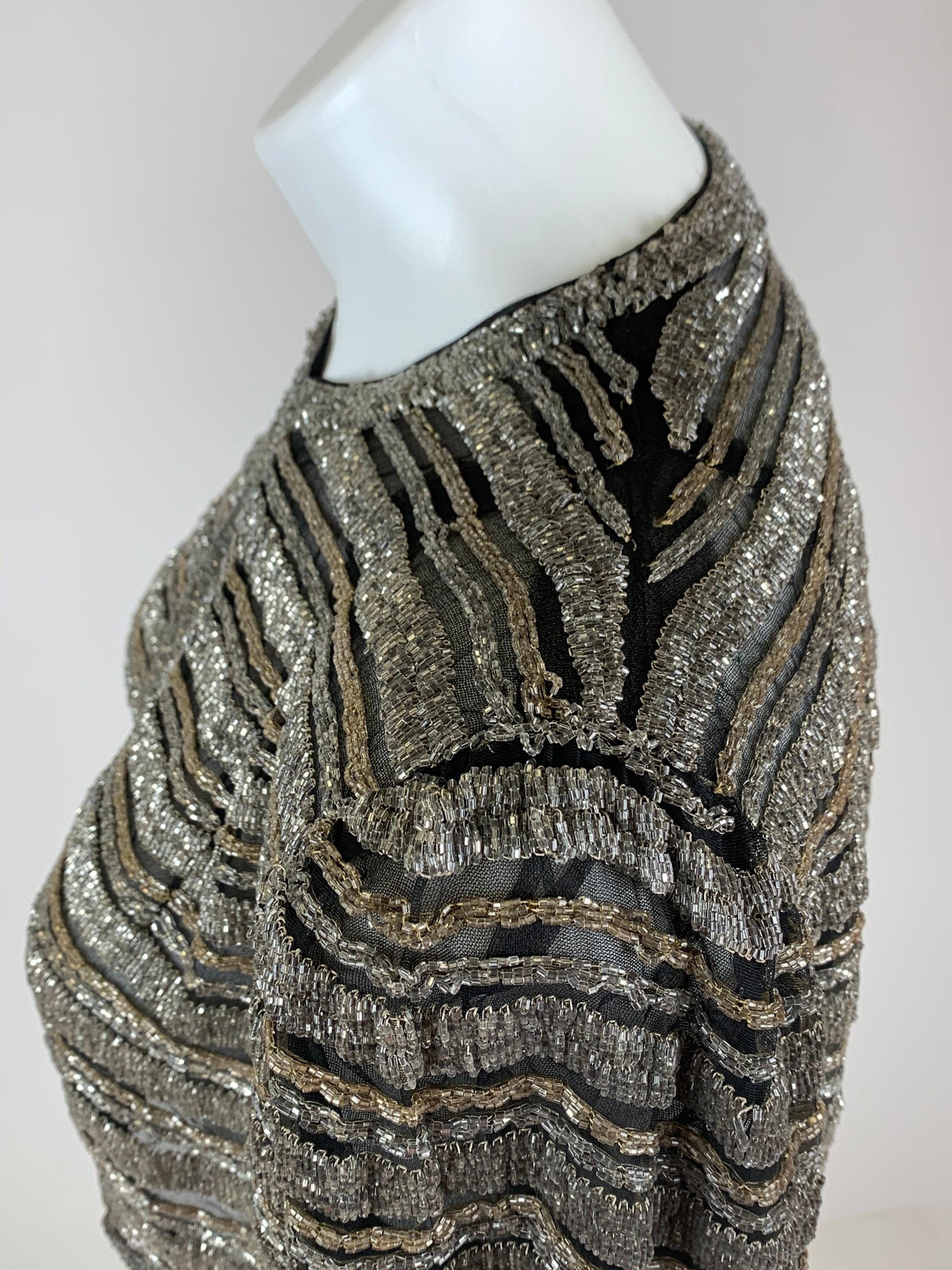 Antique Vintage Original 1930s 1940s Sheer Black Mesh and - Etsy