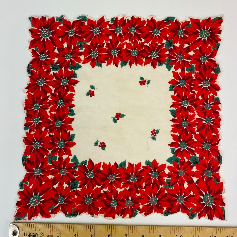 Christmas Hankie - Etsy