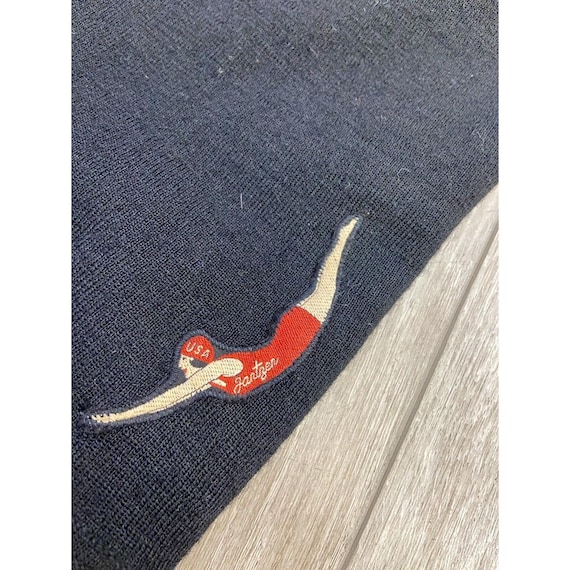 Antique Early 1930s Jantzen Wool Knit Black Swim Suit… - Gem