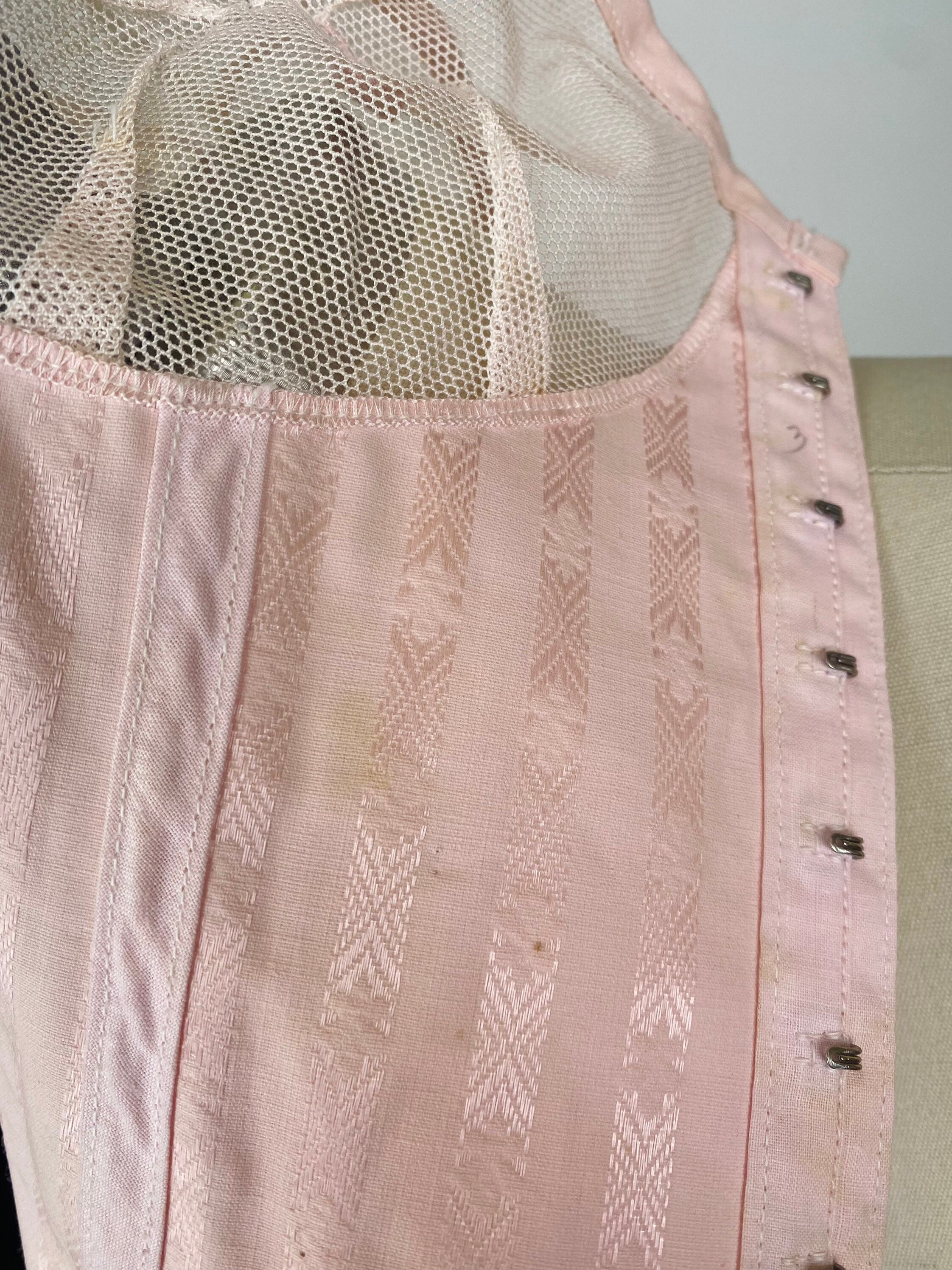 Rare Vintage Early 1900s Spirella Corset Front Bustier Lace - Etsy