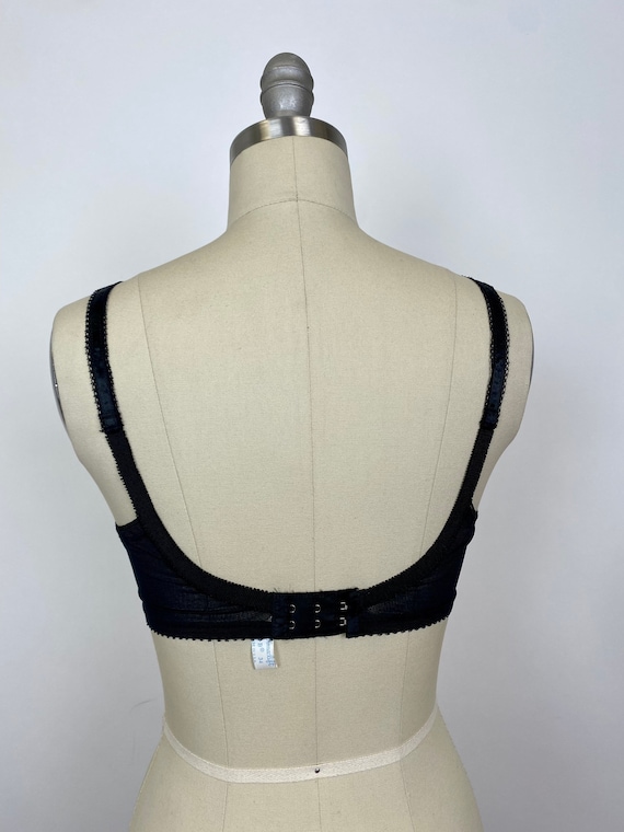 Vintage Dead Stock 1950s Black Perma-Lift Bra Lingeri… - Gem