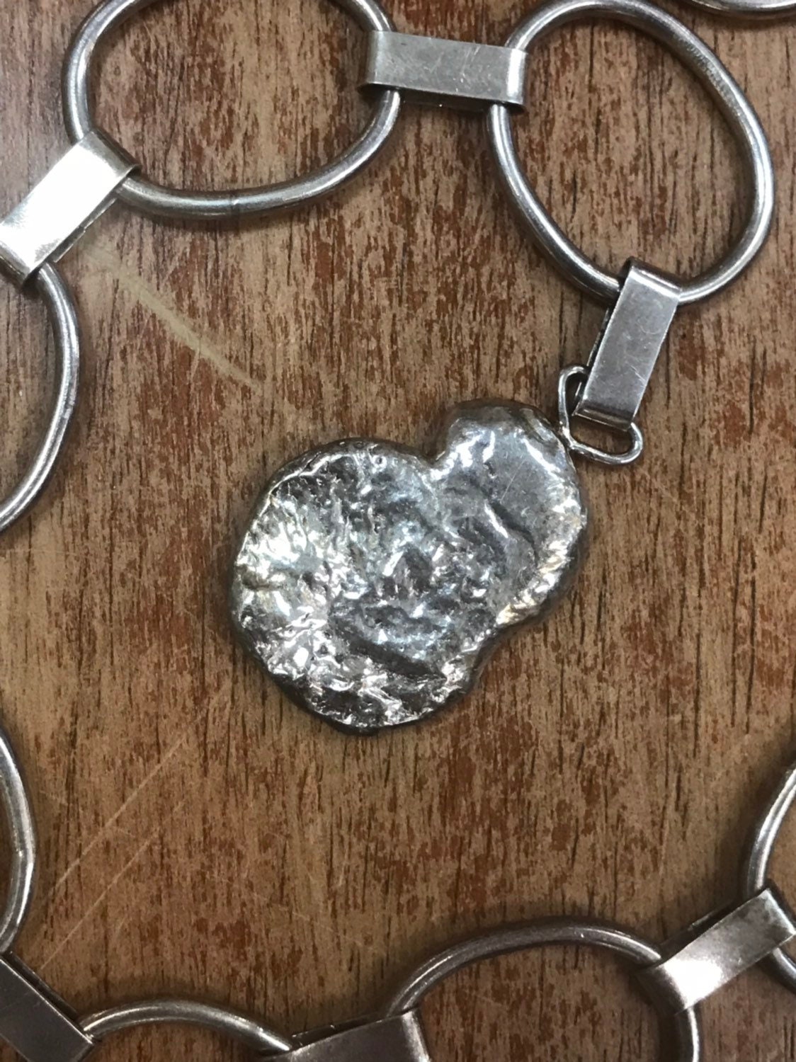 Vintage Ed Genovese Oval Link Chain Belt With Sterling Silver | Etsy