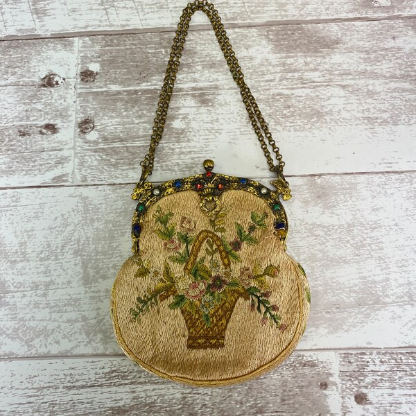 Embroidered Purse - Etsy