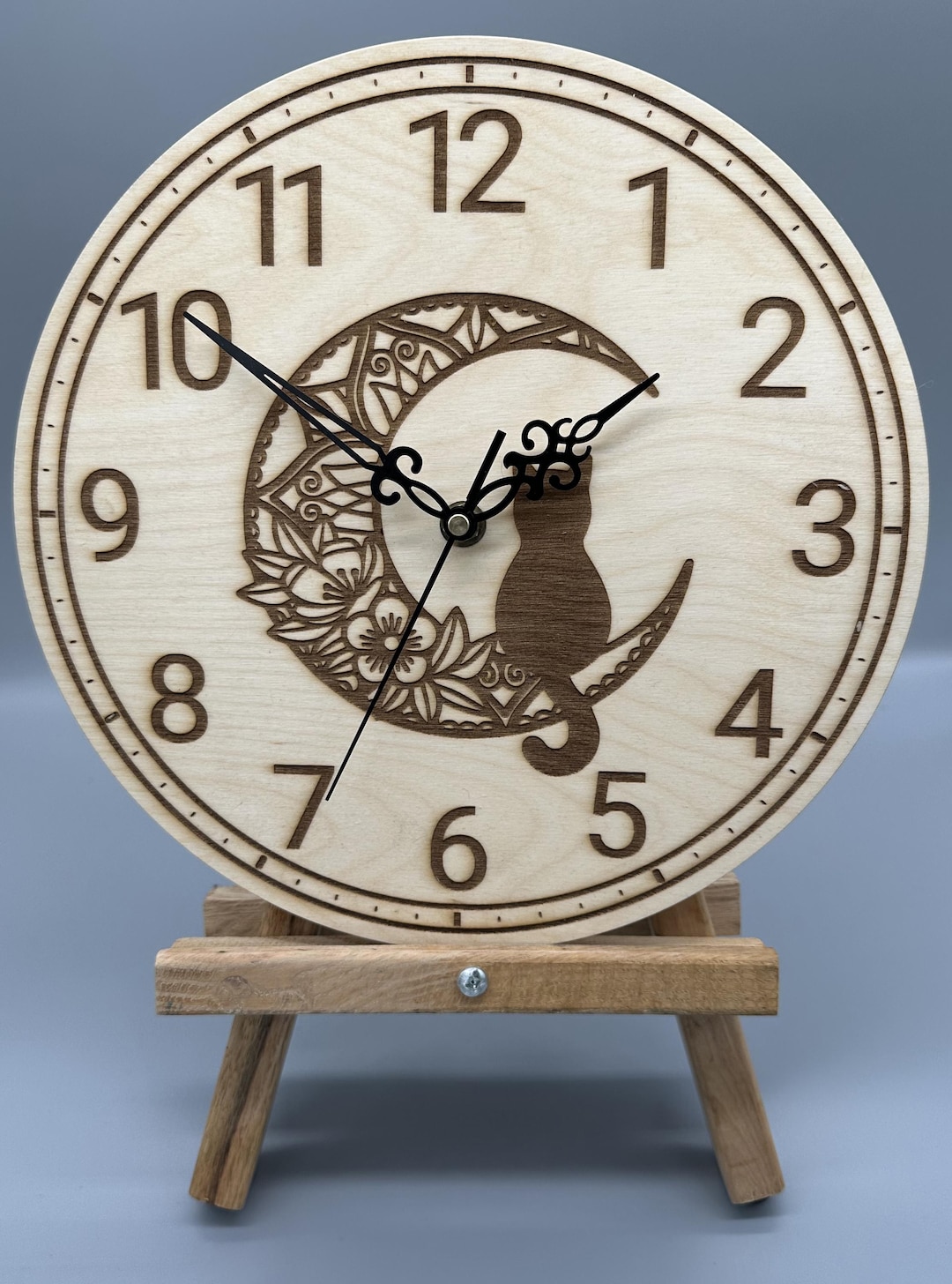 Custom Craft Clock Engraved to Your Specifications - Etsy