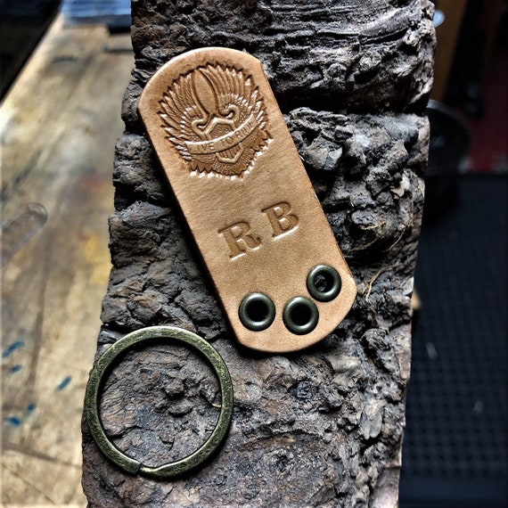 Vegan Leather Key Ring Live to Ride - Etsy UK