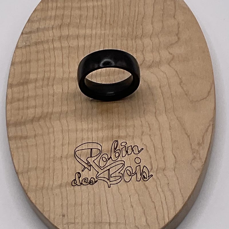 African Wood Ring - Etsy