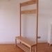 Oak Hallway Bench, Coat and Shoe Rack for Hallways, Entranceways or ...