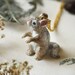 Ceramic Chipmunk Necklace Fall Woodland Pendant Porcelain - Etsy UK