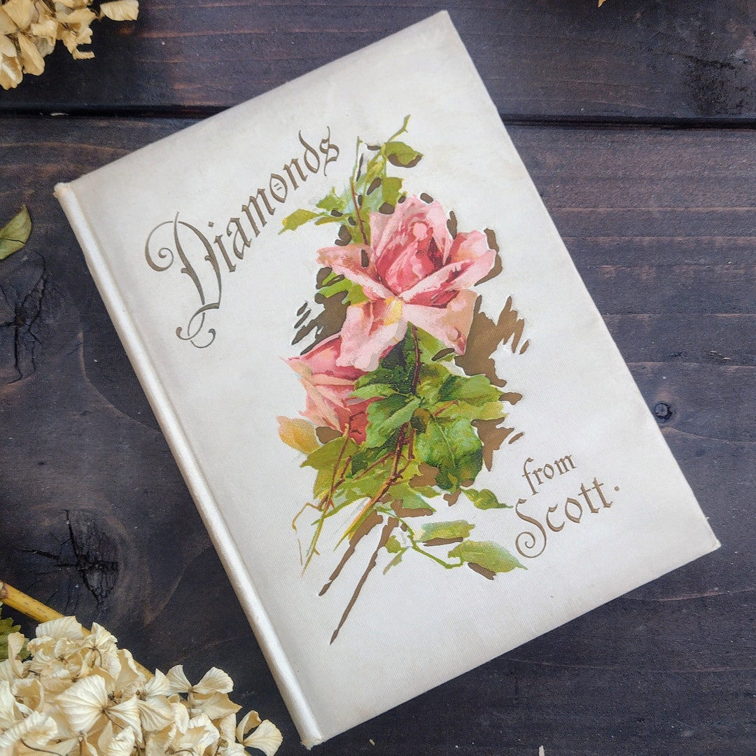 Diamonds From Scott - Antique Illustrated Poetry Book - Etsy