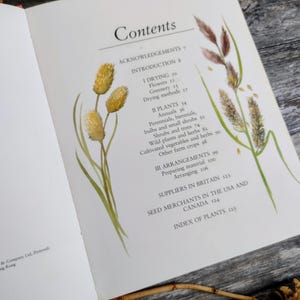 Guide to Drying Flowers Book - Botanical Book - Etsy