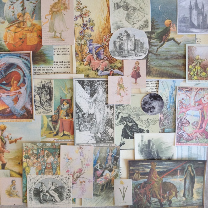 Fairyland Fairies and Magical Creatures Ephemera Pen Pal Kit - Etsy