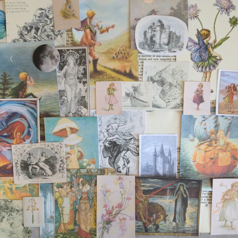 Fairyland Fairies and Magical Creatures Ephemera Pen Pal Kit - Etsy