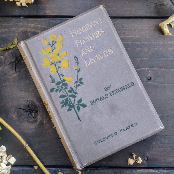 Vintage Flower Book - Etsy