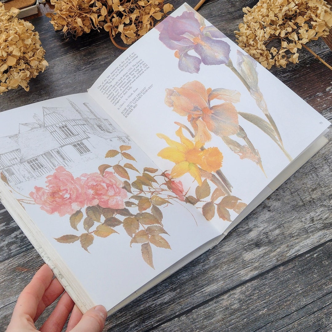 England is a Garden - Botanical Flower Book - Etsy