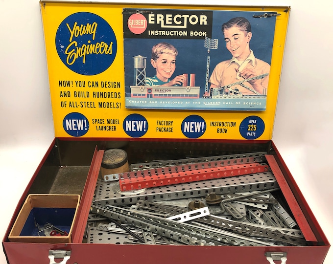 1950's Gilbert 10057 Erector Set / Science Career Series With ...