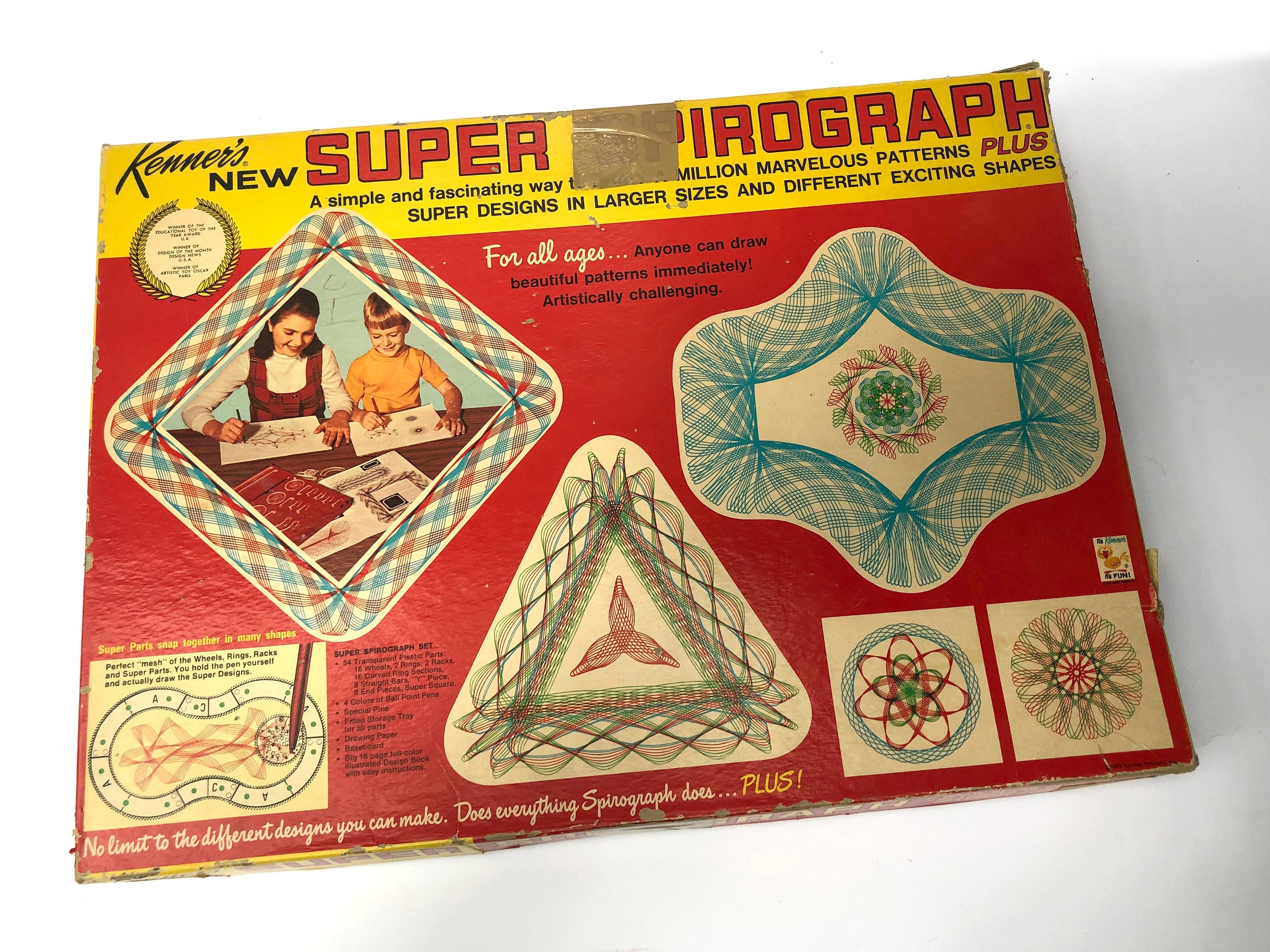 Vintage Spirograph Kenner Super Spirograph for sale | Only 2 left at -75%