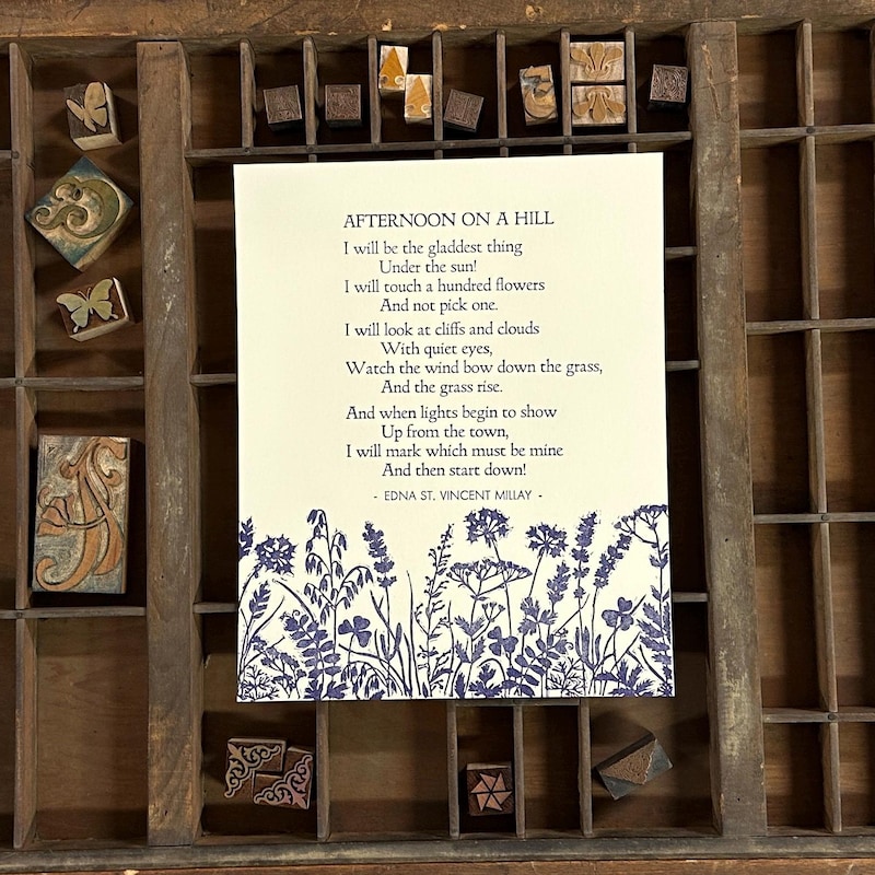 Poetry Broadside - Etsy