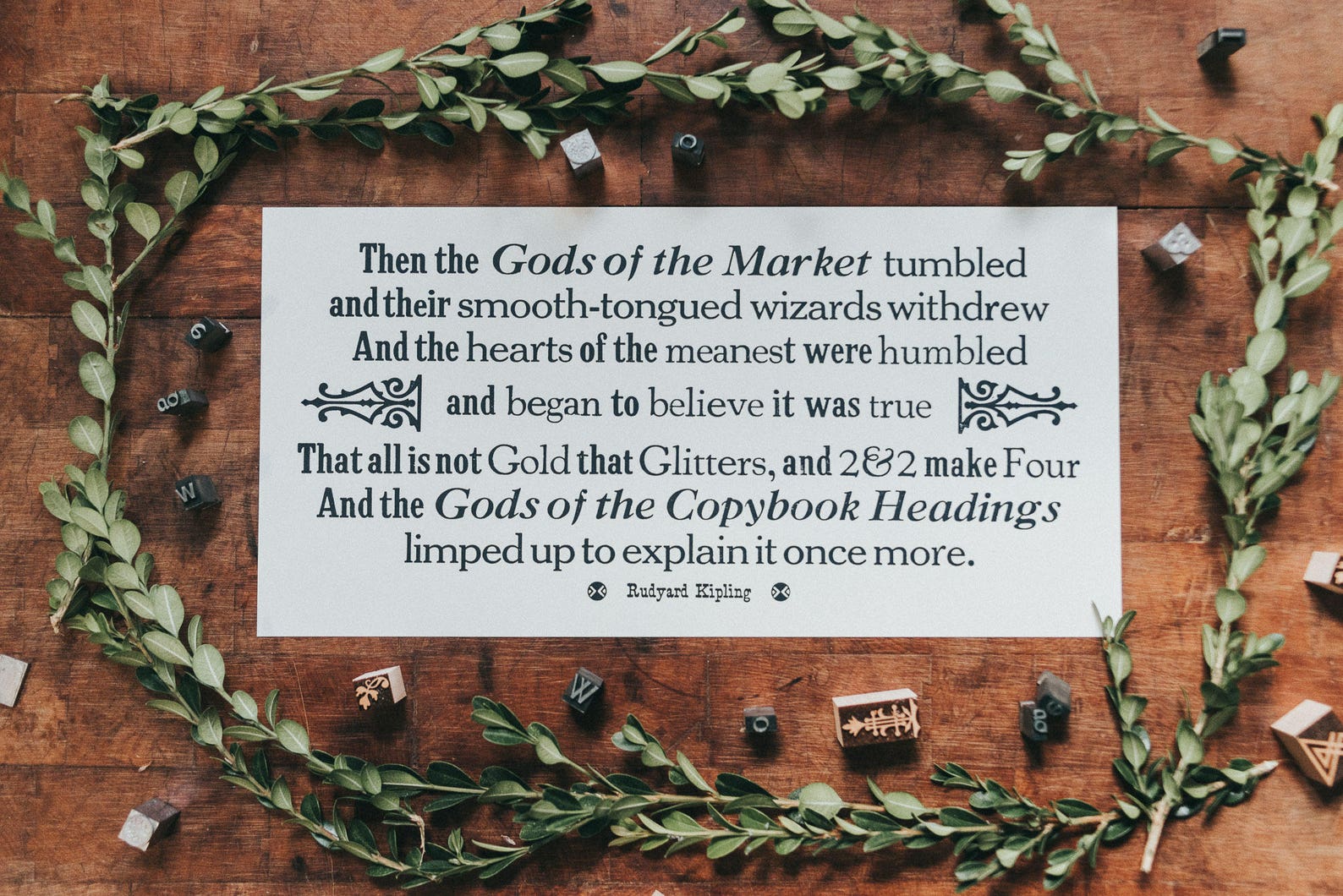 Rudyard Kipling the Gods of the Copybook Headings - Etsy