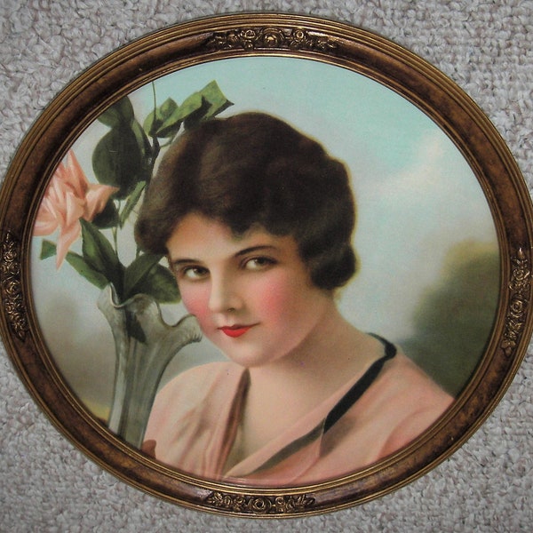 Round Art Deco Frame - Etsy