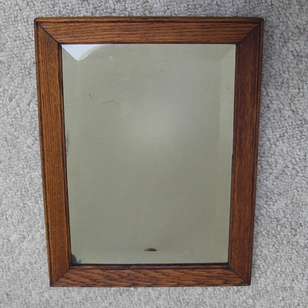 Antique Wood Mirror - Etsy