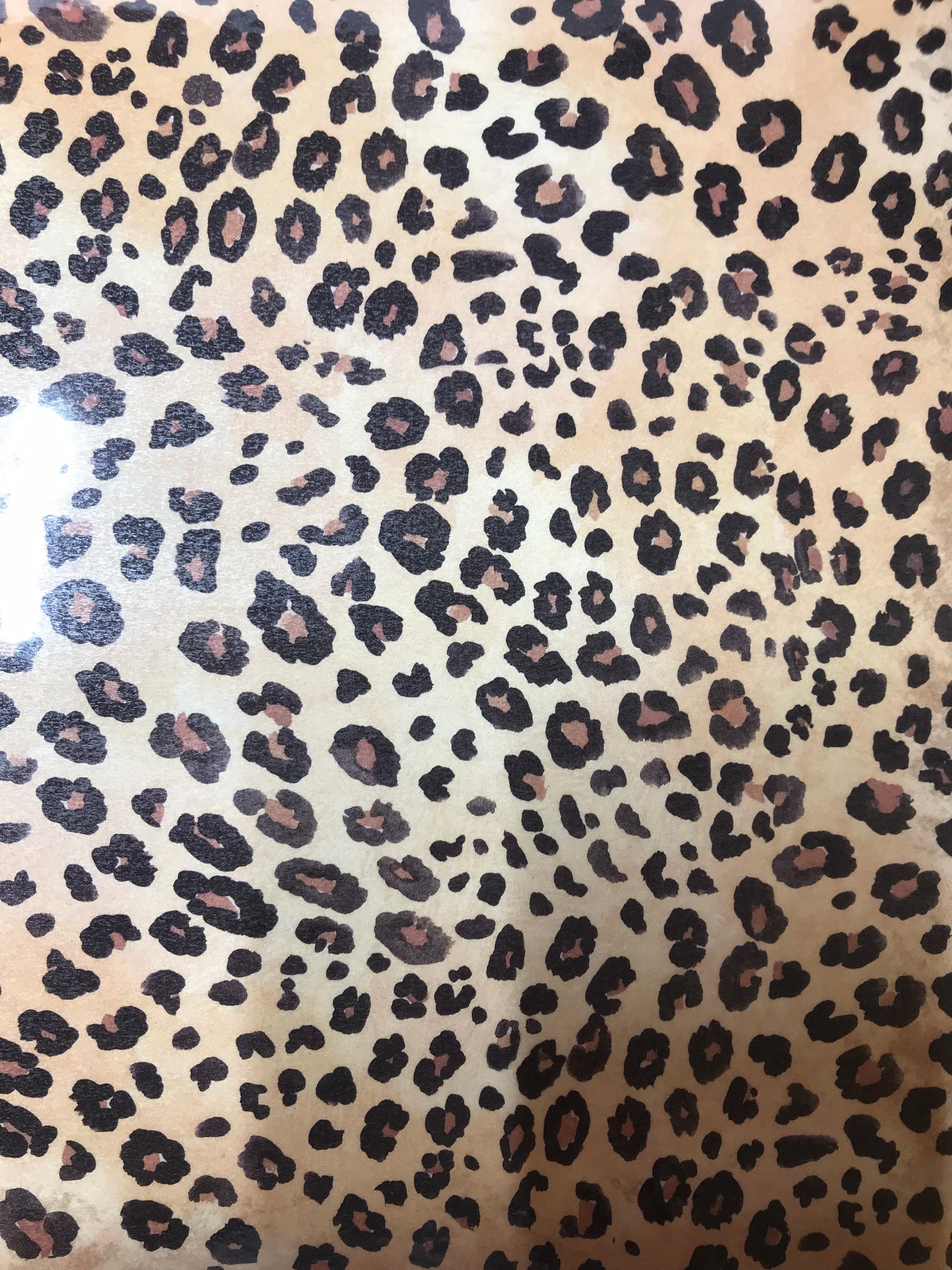 Happy planner cover Cheetah animal print for halfsheet | Etsy