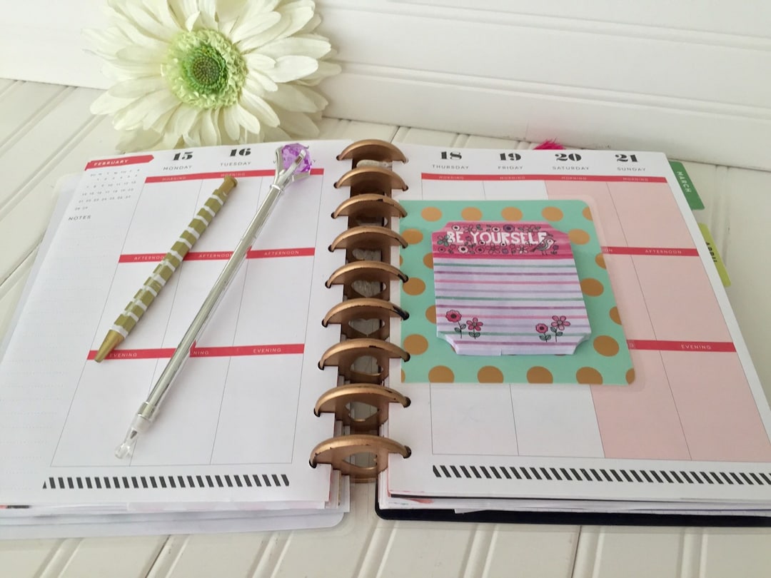 Turquoise & Gold Foil Dots Notepad Insert: Planner Dashboard (5.25" X 4 ...