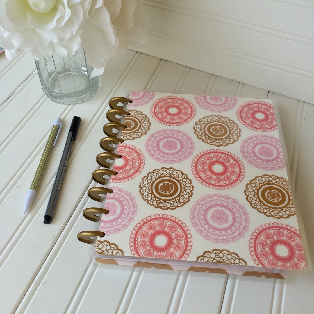 Happy Planner Front Cover for Mini, Classic or Large Size Planner White ...