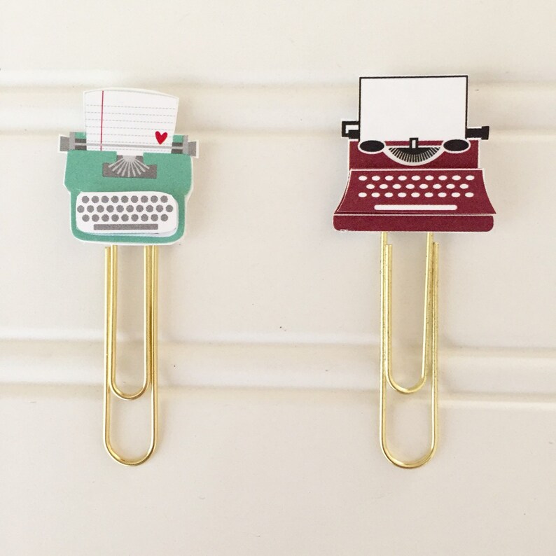 3-D Typewriter Paper Clips - Etsy
