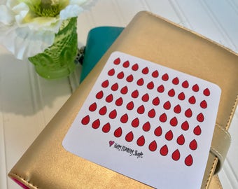 Period Tracker Stickers Menstrual Period Tracker Menstrual Cycle Blood ...