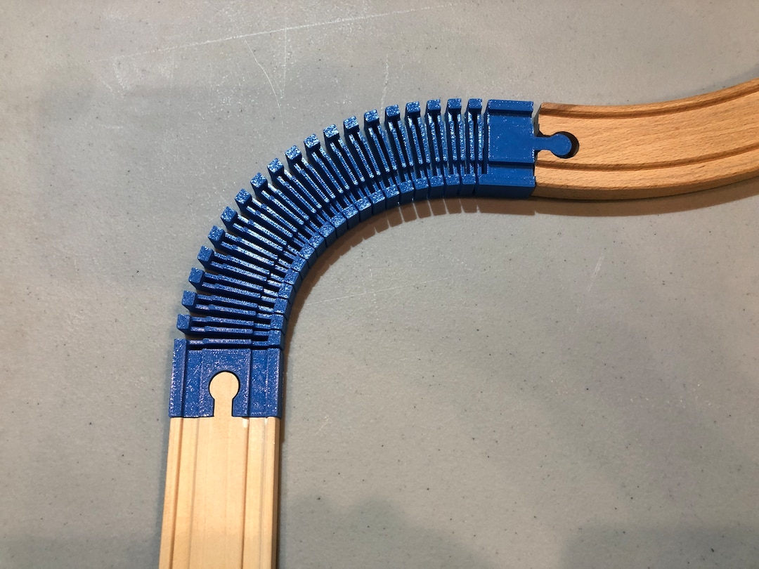 4pc Flex Track Kit for Brio Style Wooden Trains - Free Shipping - Etsy