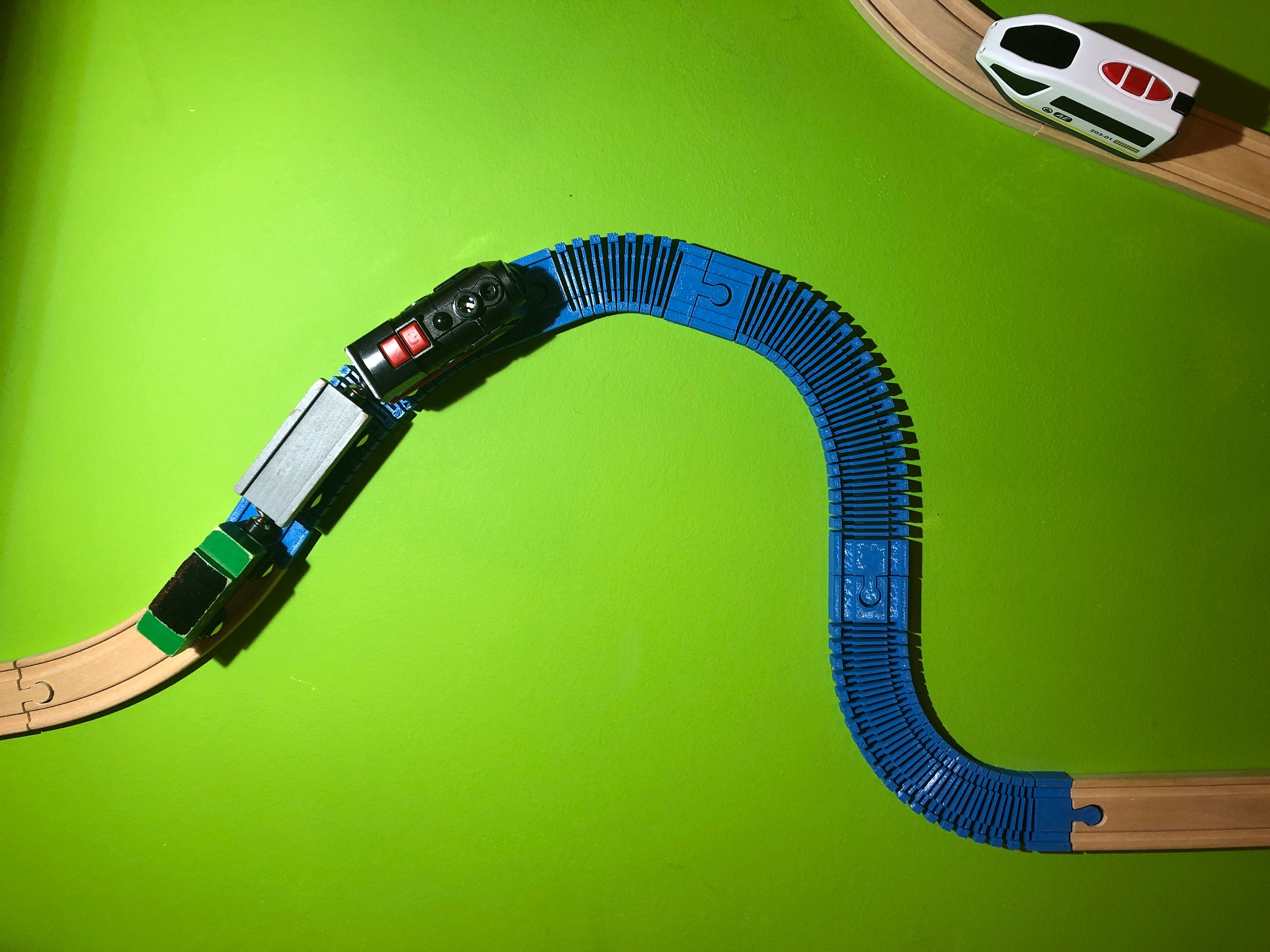 4pc Flex Track Kit for Brio Style Wooden Trains - Free Shipping - Etsy