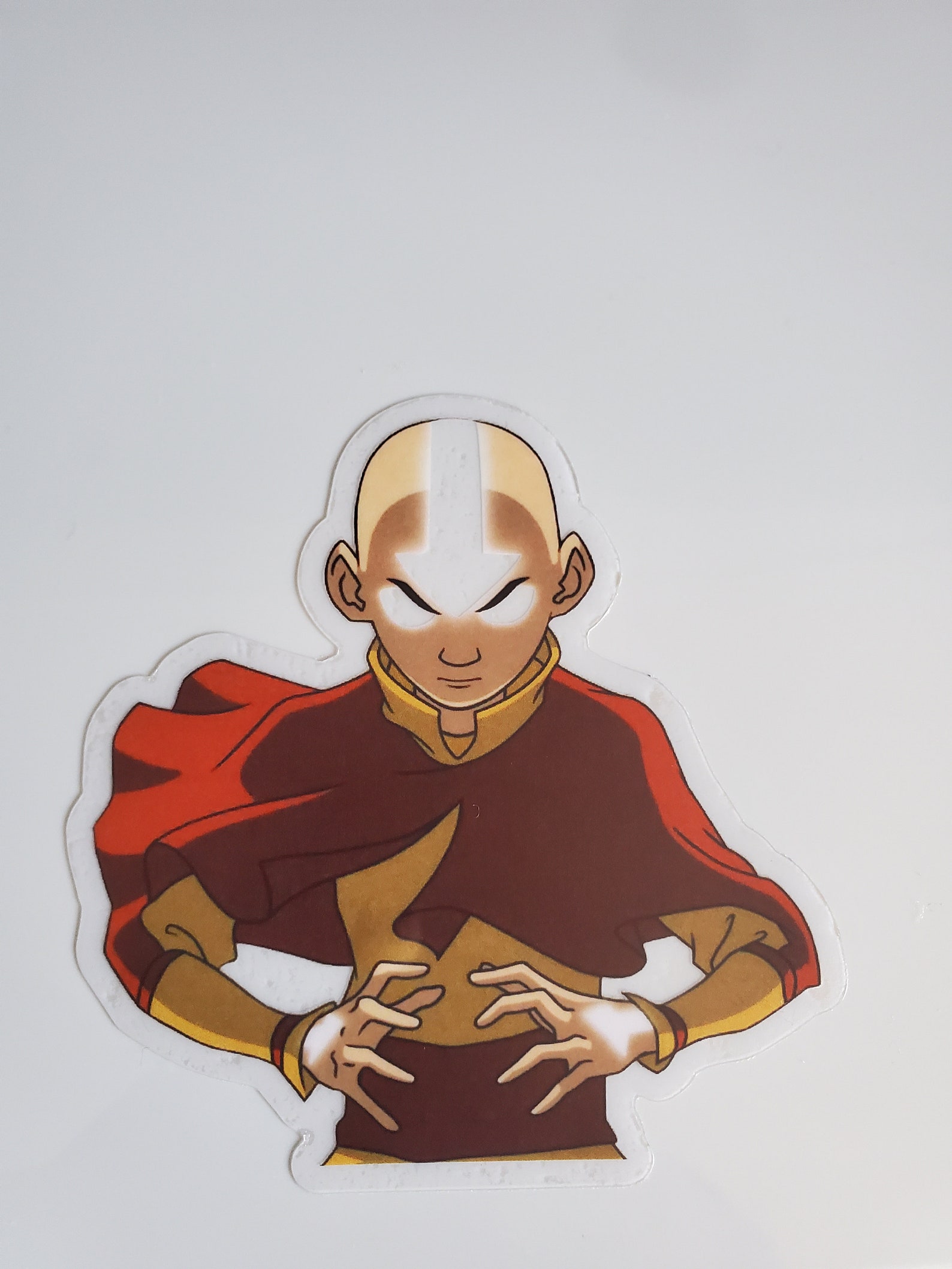 Aang Clear Sticker / Avatar State / Airbender Sticker / ATLA / | Etsy
