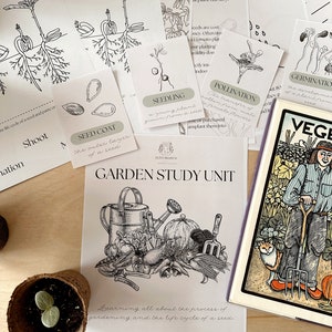 Gardening Study Unit - Etsy
