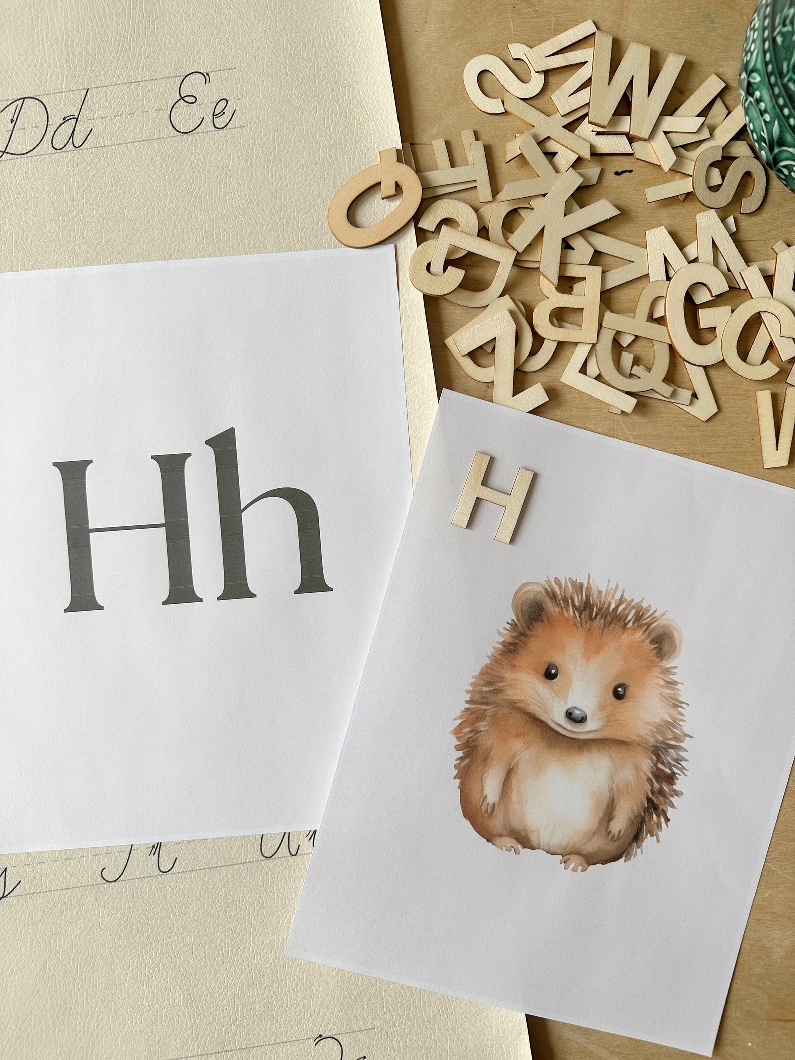 Watercolor Alphabet Posters, Uppercase and Lowercase (digital Download ...