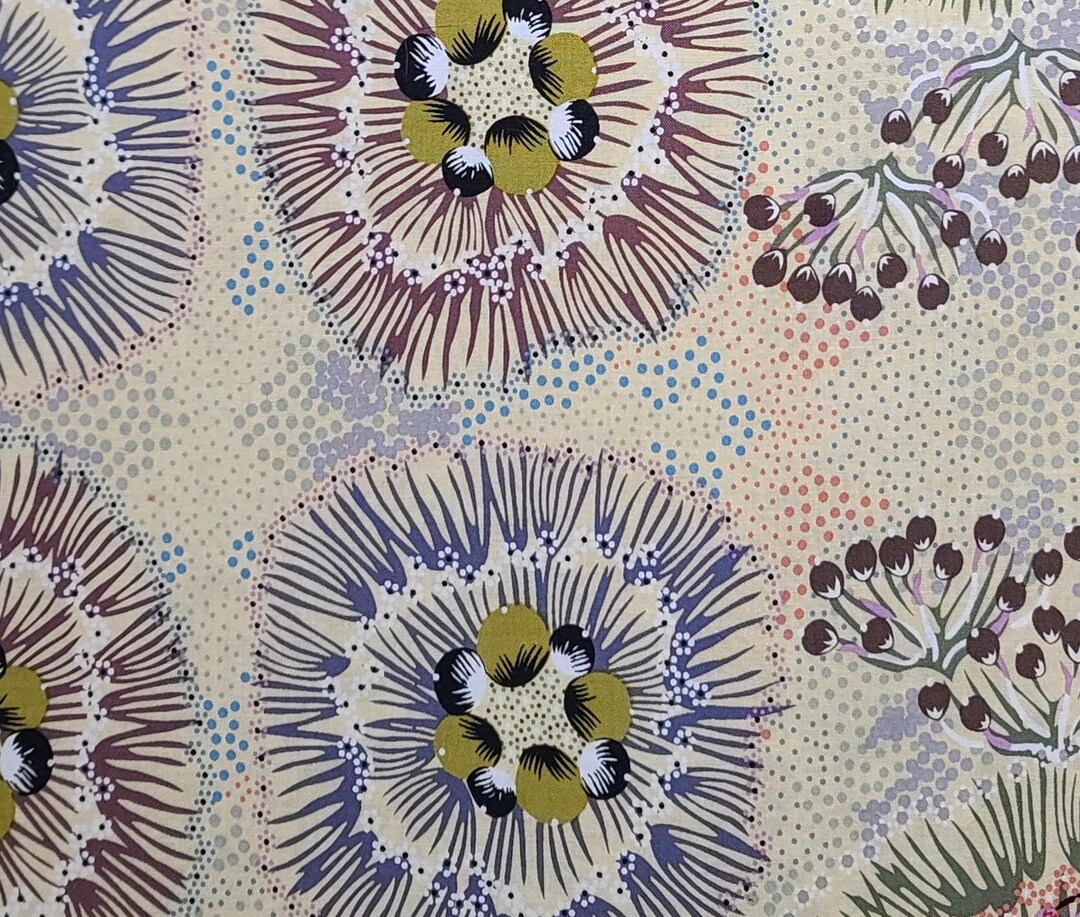 EOB Bush Plum by Polly Naparulla Wheeler for M&S Textiles Australia ...