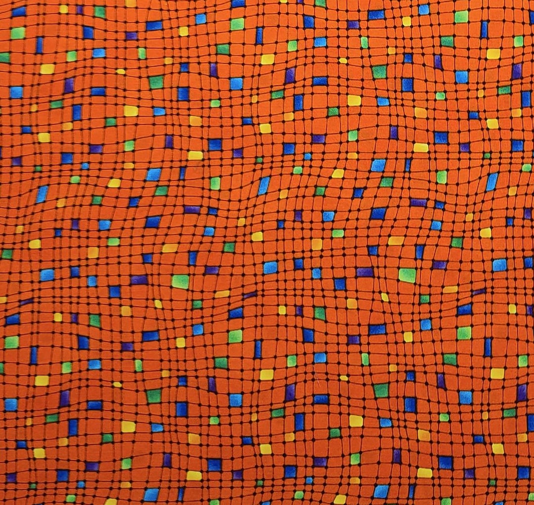 Kidstuff Ghoul Friends Cheri L Strole for Moda - Bright Orange Fabric ...