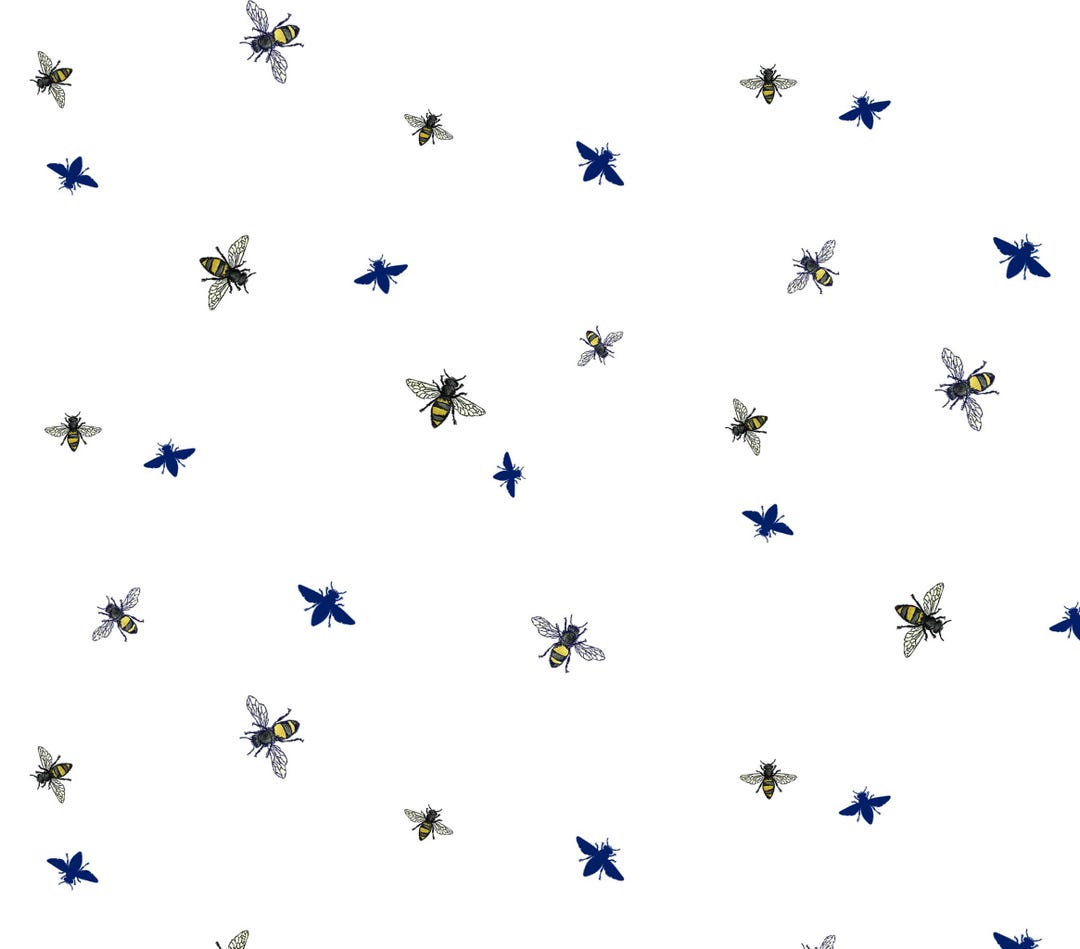 Honey Bees and Flowers Please by Tara Reed 2024 for Riley Blake Designs ...