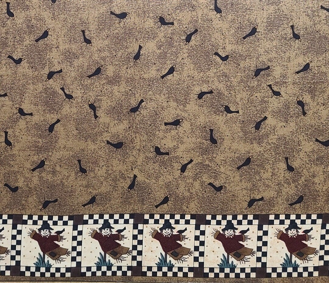 Mumms the Word by Debbie Mumm for Ssi - Black Birds on Brown Tonal ...