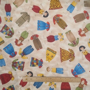 KP Kids & Co by Kari Pearson for SSI Light Tan Tonal Fabric / Brightly ...