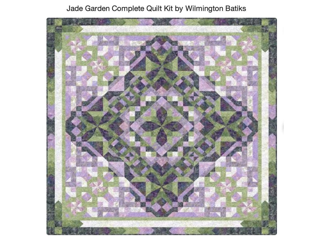 Jade Garden Complete Quilt Kit by Wilmington Batiks - Etsy