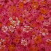 BATIK - Bright Pink / Orange / White Fabric With Flower Pattern - Etsy