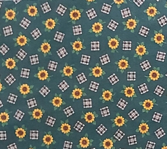 A VIP Print Cranston Print Works Co. Dark Green Fabric / - Etsy