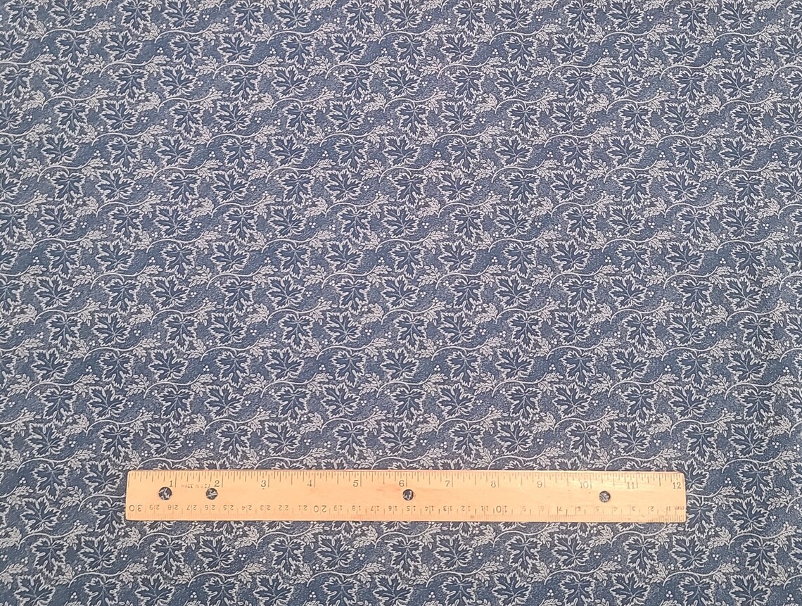 SL Designs for Kona Bay Fabrics - Colonial Blue Fabric / Soft White ...