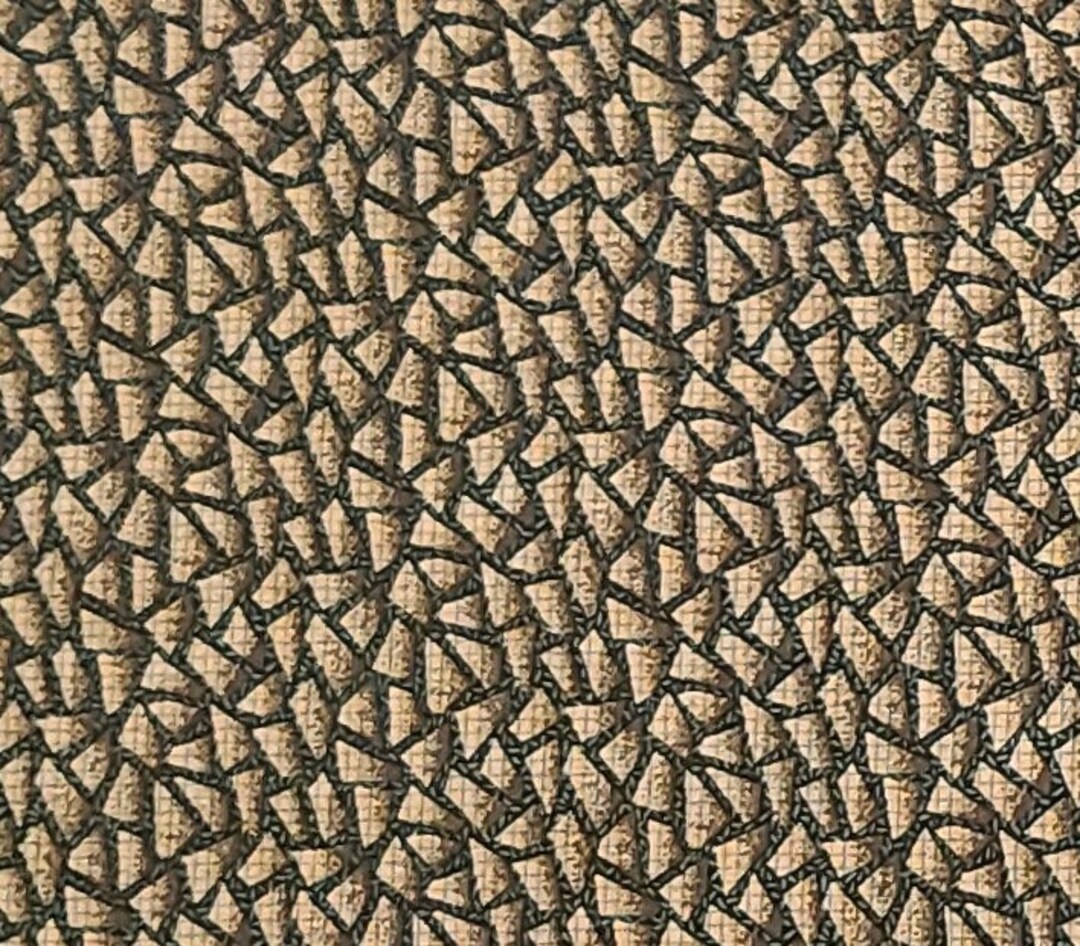 VIP Cranston Print Works - Brown and Tan Broken "stone" Print Fabric ...