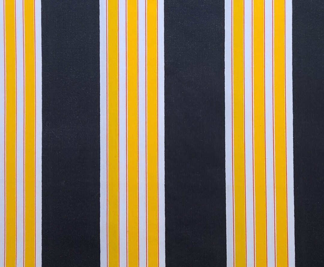 John Wolf Textiles Inc - Black, White, Dark Yellow, Red Multi Vertical ...