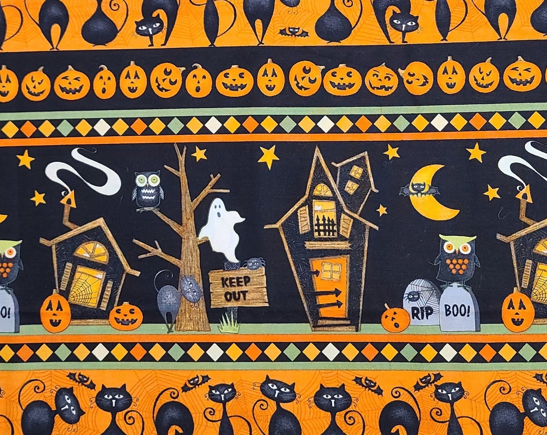 EOB Scaredy Cat by Debbie Mumm Licensed to WP Halloween - Etsy